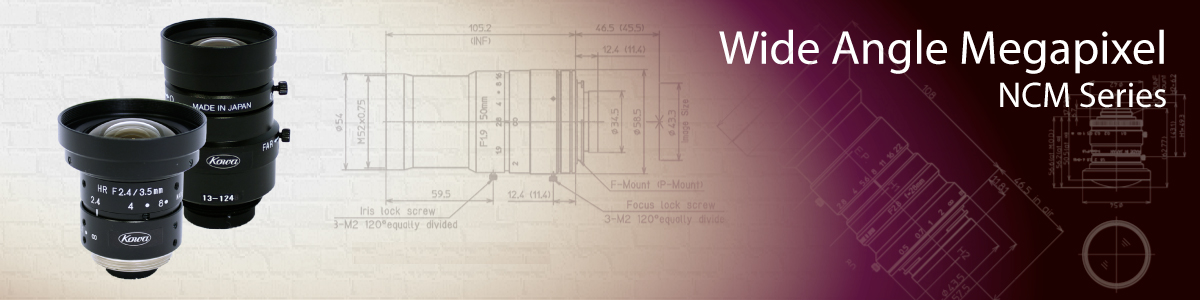 Machine Vision Lens - Kowa Zoom CCTV | 1" format FA lens | Factory ...